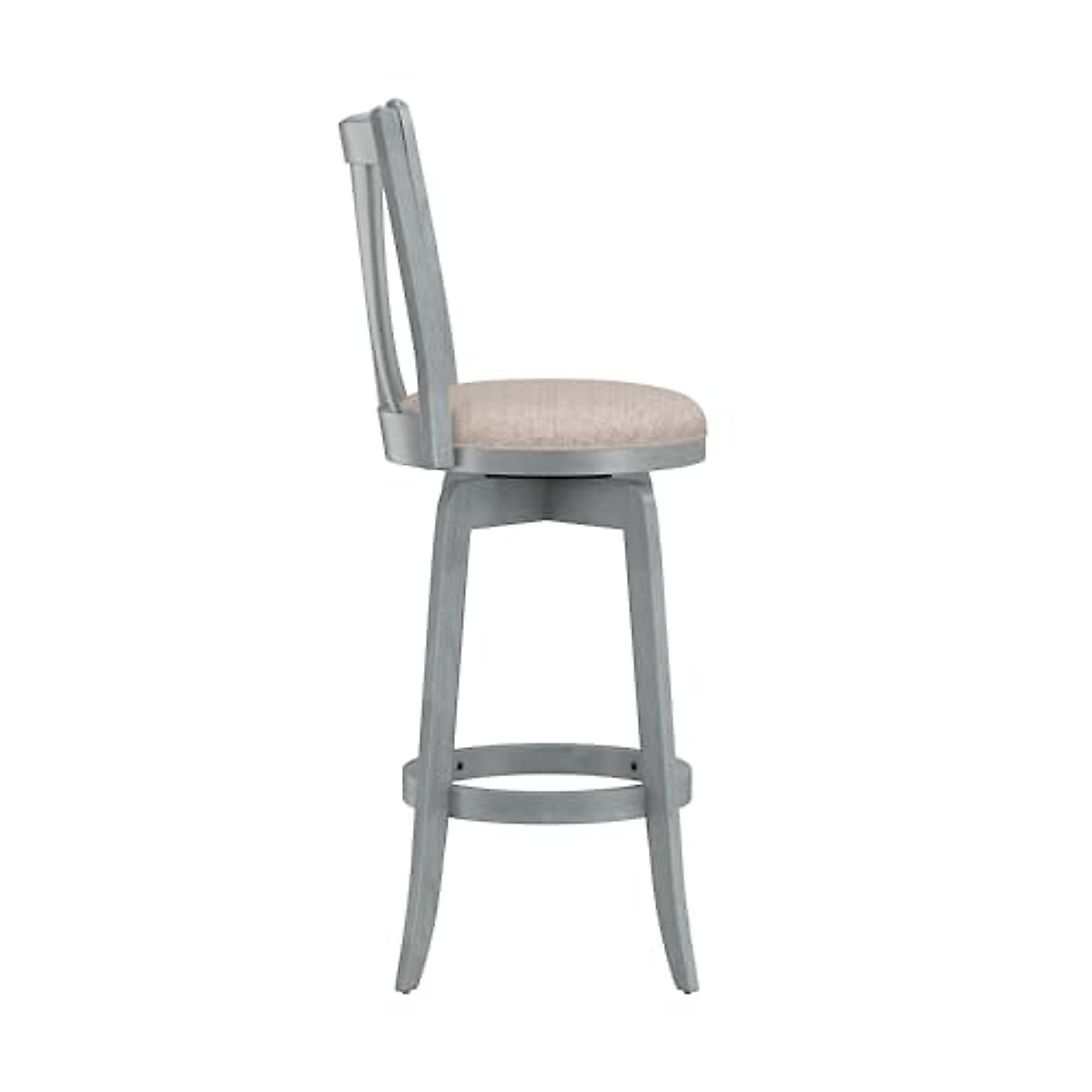 Hillsdale Furniture Savana Wood Bar Height Stool, 30" high, Blue Wire Brush