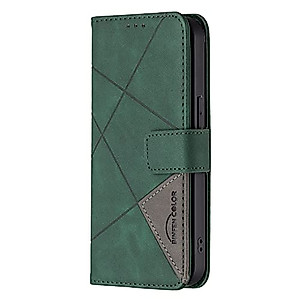 Fansipro Wallet Folio Case for SAMSUNG Galaxy A40, Premium PU Leather Slim Fit Cover for Galaxy A40, 3 Card Slots, 1 Transparent Photo Frame Slot, Durable Strong, Green
