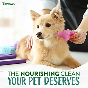 TropiClean Cocoa Butter Ear Wash for Dogs & Cats | Alcohol Free Dog Ear Cleaner Solution | Pet Ear Wash Derived from Natural Ingredients | Made in The USA | 1 Gallon