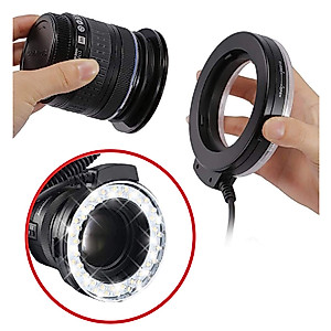Canon Rebel T5 Dual Macro LED Ring Light/Flash (Applicable for All Canon Lenses)