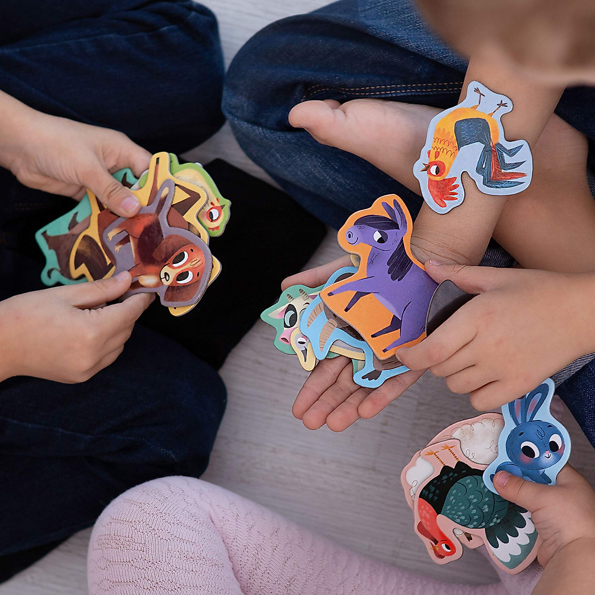 MAGDUM FARM animal magnets -real LARGE fridge magnets for toddlers- Magnetic EDUcational toys baby 3 year old baby LEARNing magnets for kids- Speech development toys - Kid magnets for Magnetic THEATRE