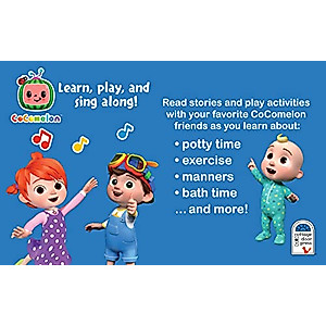 CoComelon Favorite Sing-Along Songs - Children's Deluxe Music Player Toy and Board Book Set, Ages 1-5