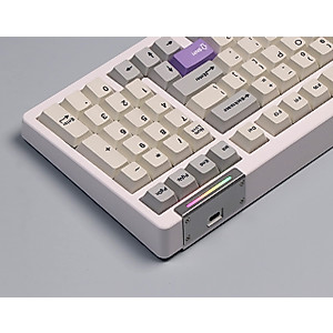 EPOMAKER CIDOO ABM098 1800 Compact VIA Gasket Mount Hot Swap Bluetooth 5.0/2.4Ghz/Type-C Mechanical Keyboard, with Poron Foam, South-Facing LEDs and Metal Knob for Mac/Win(ABM098 Matte Linear Switch)