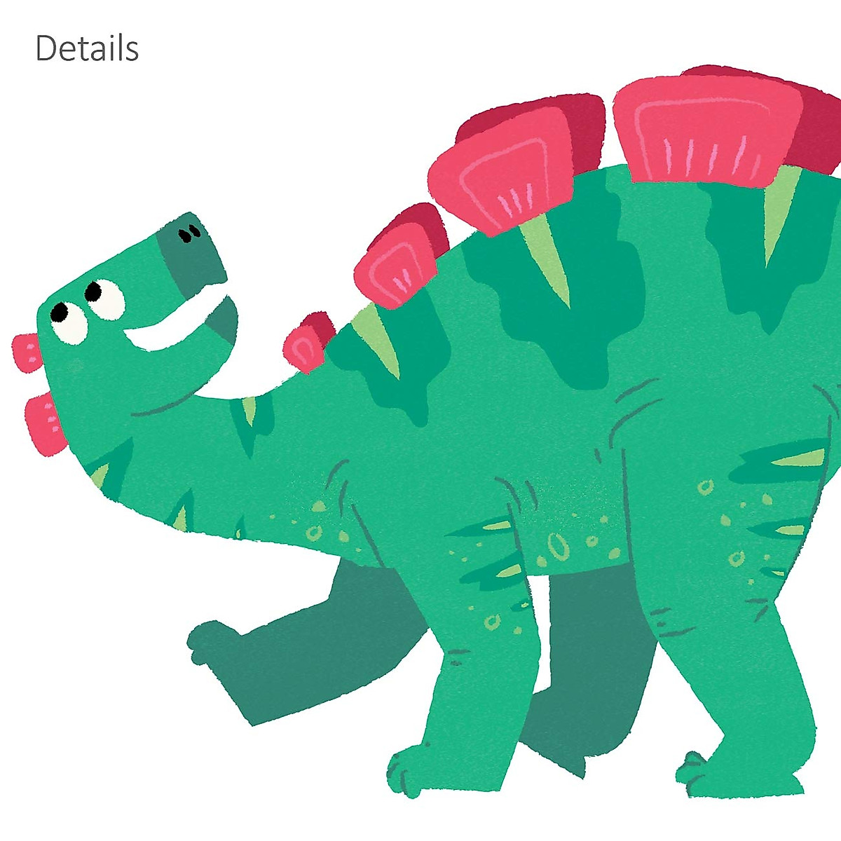 DECOWALL DWL-1805N Colourful Dinosaur Kids Wall Stickers Wall Decals Peel and Stick Removable Wall Stickers for Kids Nursery Bedroom Living Room décor