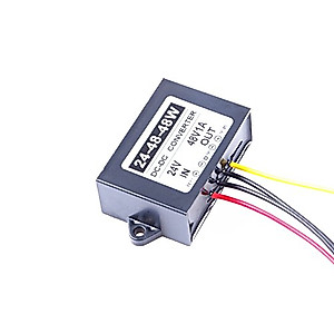 KNACRO 48V 1A 48W DC Convert DC-DC 24V (18V - 32V) Step Up to 48V Voltage Boost Converter Regulator Power Supply(1A)