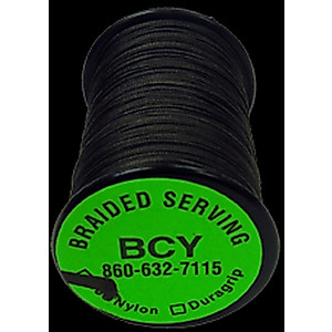 BCY 350 Nylon Braided Serving Black .015