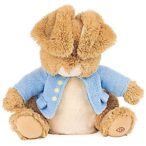 GUND Beatrix Potter Peter Rabbit Peek-a-Ears Animated Plush, Interactive Bunny Stuffed Animal, Sensory Toy for Babies and Toddlers, 11”