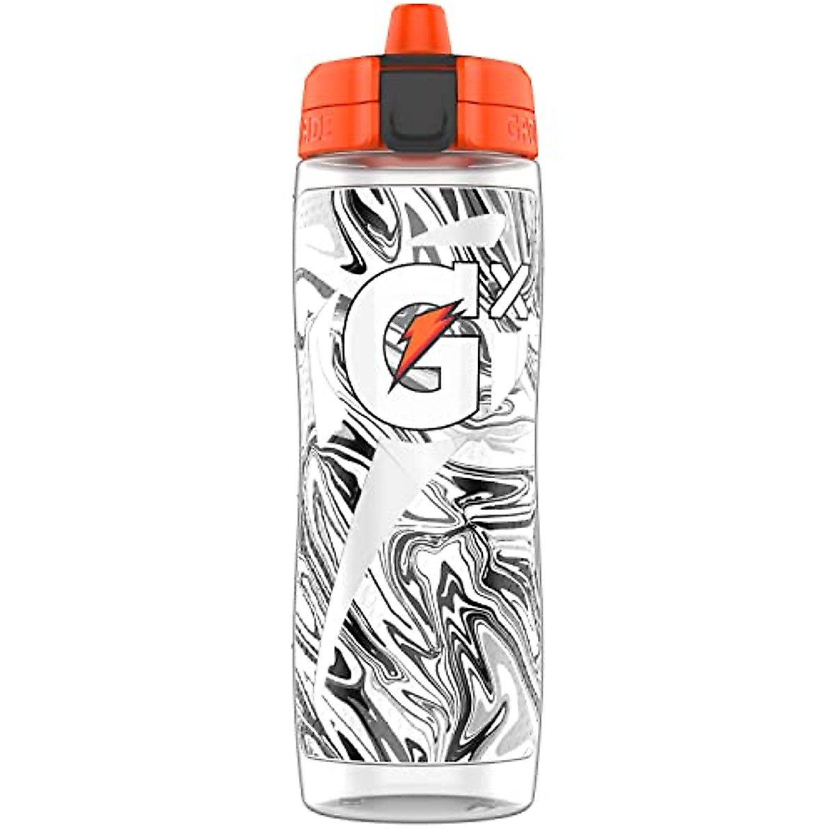 Gatorade Gx Hydration System, Non-Slip Gx Squeeze Bottles, Marble Black & Gx Hydration System, Non-Slip Gx Squeeze Bottles, Marble Blue