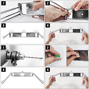 2 Pack T-Shirt Bag Rack，Store Bagging Stand，T-Shirt Bags Holder Wall Mount Plastic Grocery Bag Holder/Dispenser, Plastic Bag Holder for T Shirt Bags, Hanging Bag Holder for Supermarket,Farmers Market