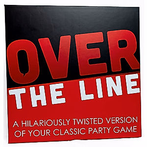 Over The Line Party Game- A Hilarious Acting and Drawing Word Card Guessing Game
