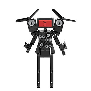 Mihjiot Skibidi Toilet Man Titan Skibidi Toilet Titan Tv Man Camera Man Titan Speakerman Toy Building Blocks Set Toy Ideas Toys Kids Toys Gift for Kids 6+ Boys or Girls (3 Pcs)