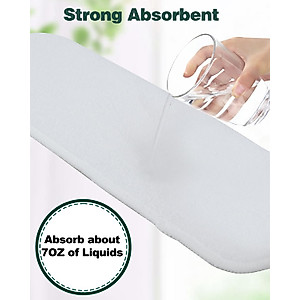 Babygoal Reusable Cloth Diaper Inserts Pack of 12, Absorbent & Breathable Liners, 3-Layer Microfiber Inserts for Cloth Diapers 12T