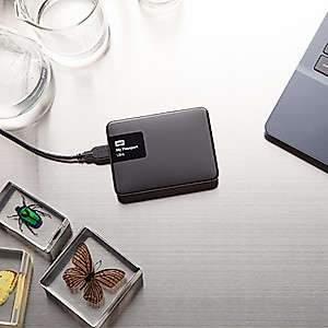 WD 4TB Black My Passport Ultra Portable External Hard Drive - USB 3.0 - WDBBKD0040BBK-NESN [Old Model]