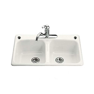 2 Pcs Sink Tap Faucet Hole Cover Kitchen Sink Plug Brushed Stainless Steel Hole Cover for Dia 1.22 to 1.57 Inch (Short)