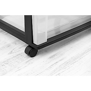 IRIS 110309 110309 6-Drawer Wide Chest, Black