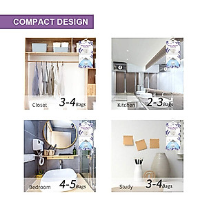 CANAGER Hanging Moisture Absorber, Lavender Vanilla Moistureproof Hanging Bag，Dehumidifier Bag (8 packs) Hanging Closet Dehumidifier Bags, Moisture Absorb 12.5 oz