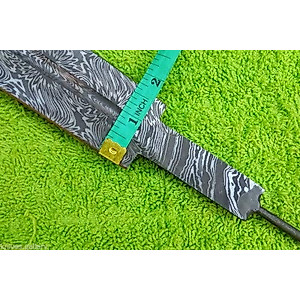 Damascus Steel Blank Blade Custom Handmade 32" Damascus Sword Blank Blade for knife making