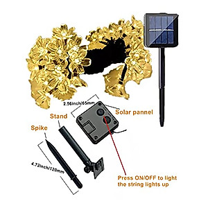 AKFATUP LED String Light for Bedroom, Decorative Lights, Christmas Lights, Holiday Decoration Lights (Solar)