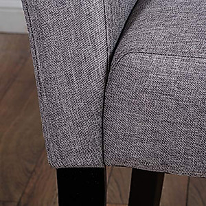 Christopher Knight Home Nyomi Fabric Dining Chair, Brown And White