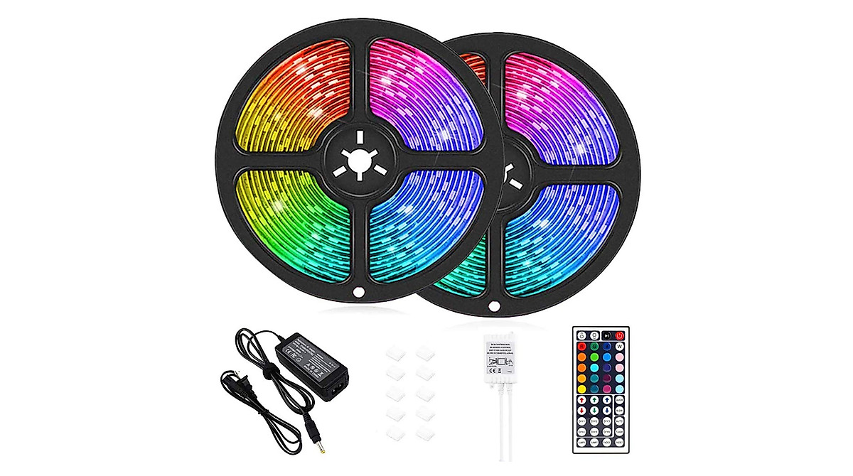 SENYERGIANT 32.8 ft RGB LED Strip Lights - Waterproof Kit