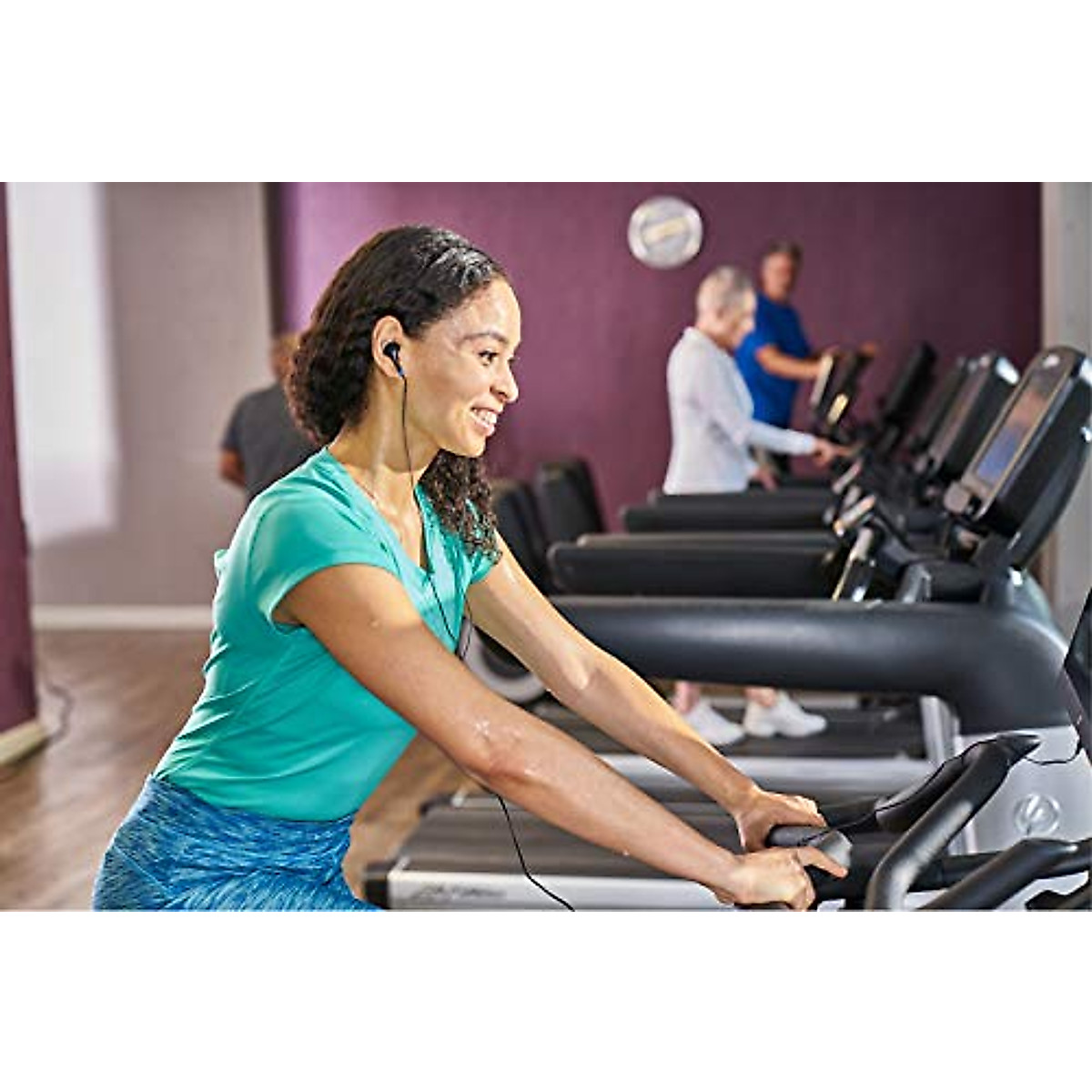 Echelon Smart Connect Fitness Bike, 30-Day Free Echelon Membership, Easy Storage, Small Spaces, Cushioned Seat, Solid Design, HIIT, Top Instructors, 32 Resistance Levels, Bluetooth, EX-7S