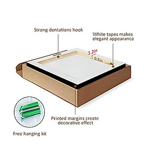 SUMGAR Black and White Wall Art for Bedroom Modern Plant Flower Canvas Paintings Floral Pictures Nuture Botanical Artwork,12x12 in