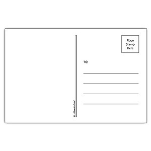 Voting Postcards- Funny Political Democrats Blue Wave 4x6 inches, 50 Count