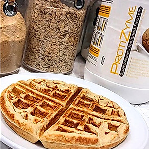 Metabolic Nutrition, Protizyme, 100% Whey Protein Powder, High Protein, Low Carb, Low Fat with Digestive Enzymes, 24 Essential Vitamins and Minerals, Peanut Butter Cookie, 2 Pound