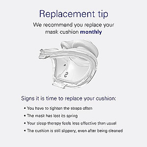 ResMed Nasal Pillow for AirFit P10 - Features Dual-Wall Technology - Single Pair, Small