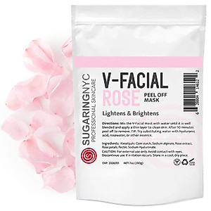 Bulgarian Rose Jelly Mask Vajacial Mask Rose with Rose Micro Elements V-Facial by Sugaring NYC 7oz 200g