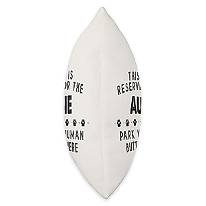 Australian Shepherd Aussie All Funny Gifts Funny Australian Shepherd Seat Reserved Park There Mom Gift Throw Pillow, 18x18, Multicolor