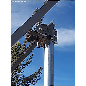 Mars Solar V2.0 Solar Panel Rack Mount / 2" (OD) Pole Mount Adjustable Top of Pole 400W Max