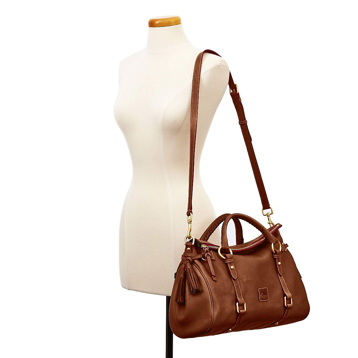 Dooney & Bourke Handbag, Florentine Large Satchel - Chestnut