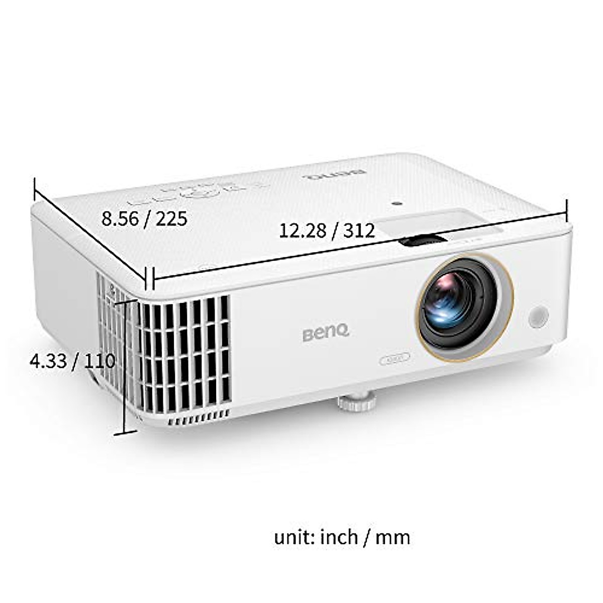 BenQ TH685P 1080p Gaming Projector - 4K HDR Support - 120hz Refresh Rate - 3500 ANSI Lumens - 8.3ms Low Latency - Enhanced Game Mode - 3 Year Industry Leading Warranty