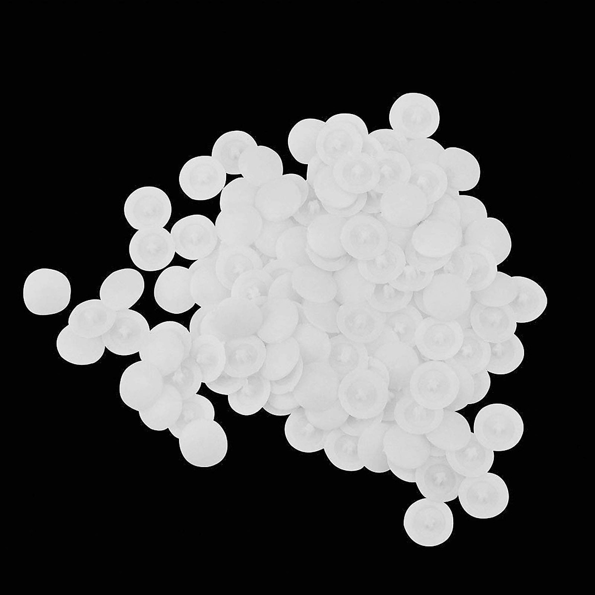 11mm/0.43" Screw Caps White Covers Self-Tapping Waterproof Screw Cap Cover for Phillips Screws Plastic White (200 Pcs)