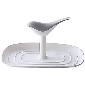 Pot Lid And Spoon Rack Bird-shaped Storage Rack Spoon Pot Pot Lid Rack Cooking Storage Kitchen Decoration Tool Holder (Color : White)