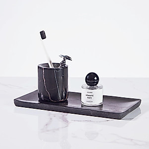 Generic Marble Bath Accessories Vanity Tray,Black Marble Vanity Tray， Black Marble Bath Accessories (Vanity Tray), XY-BATHROOM-SERIES-01