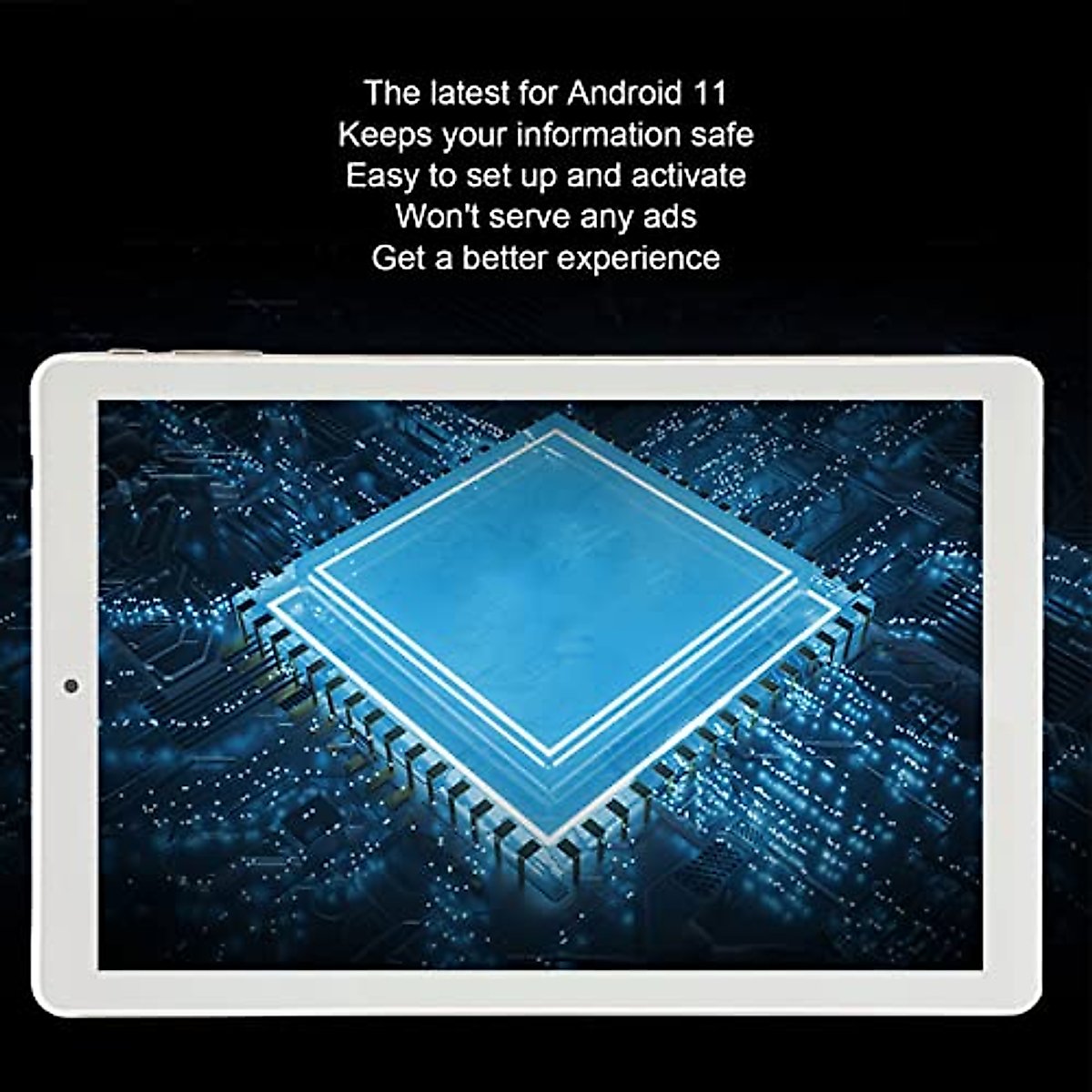 Tablet Processor 8 Cores 10 Inch Tablet with 3 Slots Dual SIM Dual Standby with WiFi 3G 5G Network for Students to Work (US Plug)