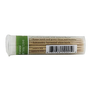 Preserve Flavored Toothpicks, Mint Tea Tree, 35 Count