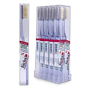 FUCHS Adult Natural Duo Plus Toothbrush, 10 Count