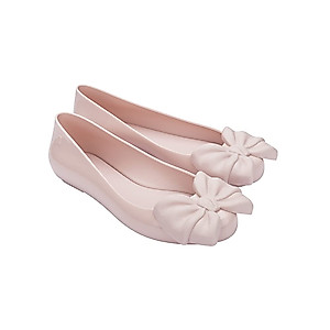 Melissa Womens Sweet Love Soft Bow Ballerina Shoes Pink 6