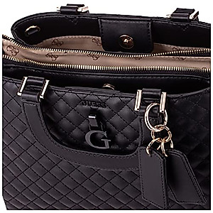 GUESS Rue Rose Girlfriend Satchel Black One Size