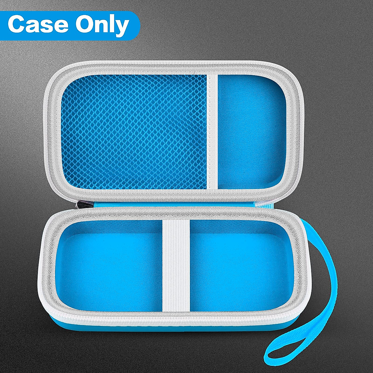 Case Compatible with Texas Instruments TI-30XIIS Scientific Calculator, Travel Office Calculators Storage Holder Bag with Extra Mesh Pocket for Pens, USB Cables and Accessories (Bag Only) - Black