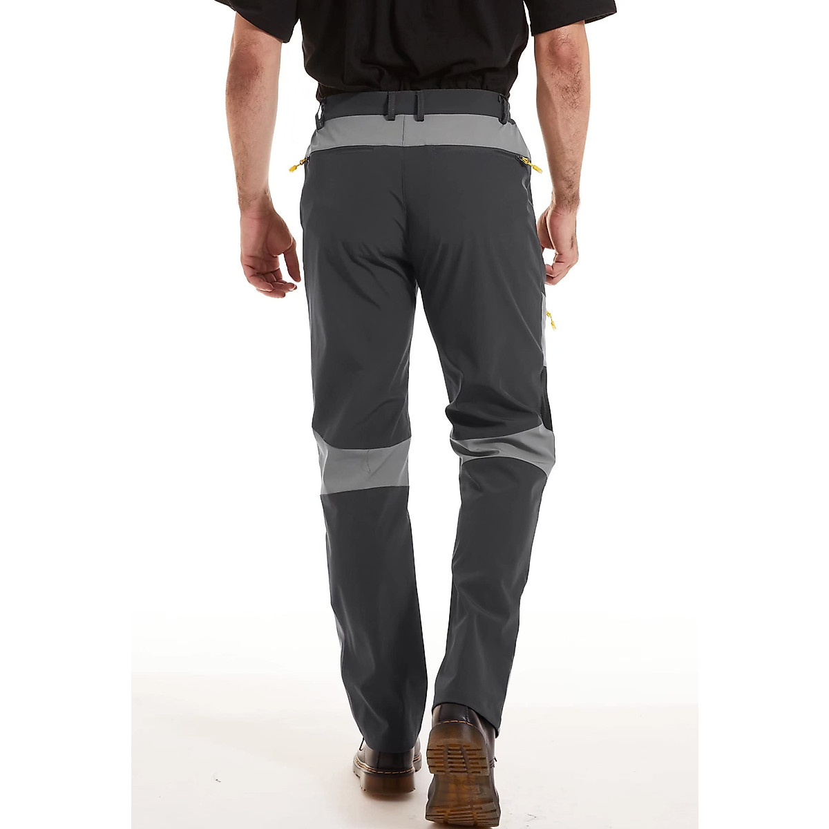 MAGCOMSEN Work Pants for Men Stretch Hiking Pants Mens Quick Dry Pants Water Resistant Pants Climbing Pants Lightweight Pants Camping Pants Mens