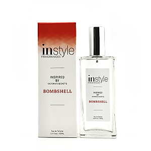 Instyle Fragrances | Inspired by Victoria's Secret's Bombshell | Eau de Toilette | Fragrance for Women | Vegan, Paraben Free | Never Tested on Animals | 3.4 Fluid Ounces