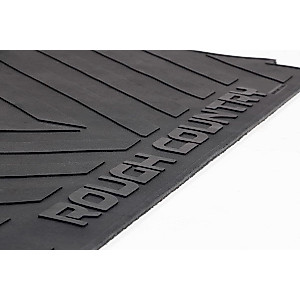 Rough Country Rubber Bed Mat for 2007-2018 Ram Truck | 5'5" Bed - RCM678,Black
