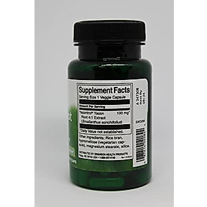 Swanson Yacontrol Yacon Root Extract 4:1 100 Milligrams 90 Veg Capsules (4 Pack)