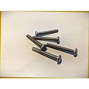 10-32 X 1-1/2" Phillips Pan Head Stainless Steel Machine Screw Metric Hardware Fastener Kit Set 25 Each