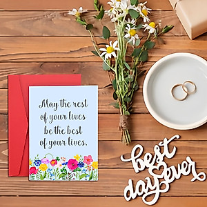 Wedding Card, Bridal Shower Card, Wedding Cards for Bride And Groom, Engagement Card, Wedding Gifts for Couples 2024 Newlyweds, Bridal Shower Gifts, Congratulations Bridal Shower Card for Bride to Be