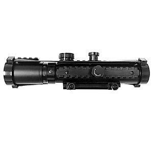 Ade Advanced Optics BE1-3X30IR Premium Illuminated Red Cross Electro Sight Riflescope, 1-3x 30mm